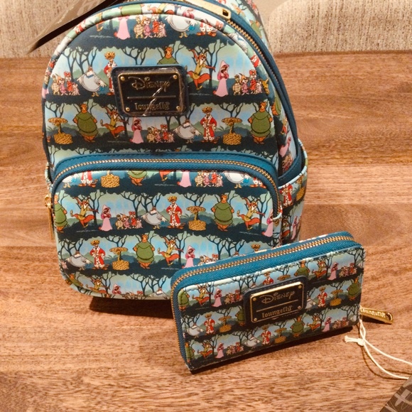 Loungefly | Bags | Robin Hood Loungefly Backpack And Wallet | Poshmark